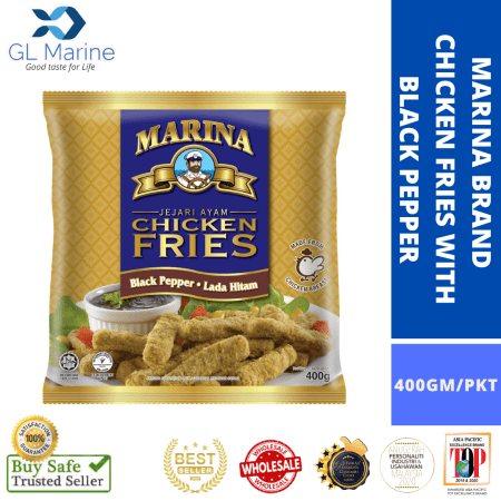 Marina Brand Chicken Fries With Black Pepper [ 400GM ] - GL MARINE ...