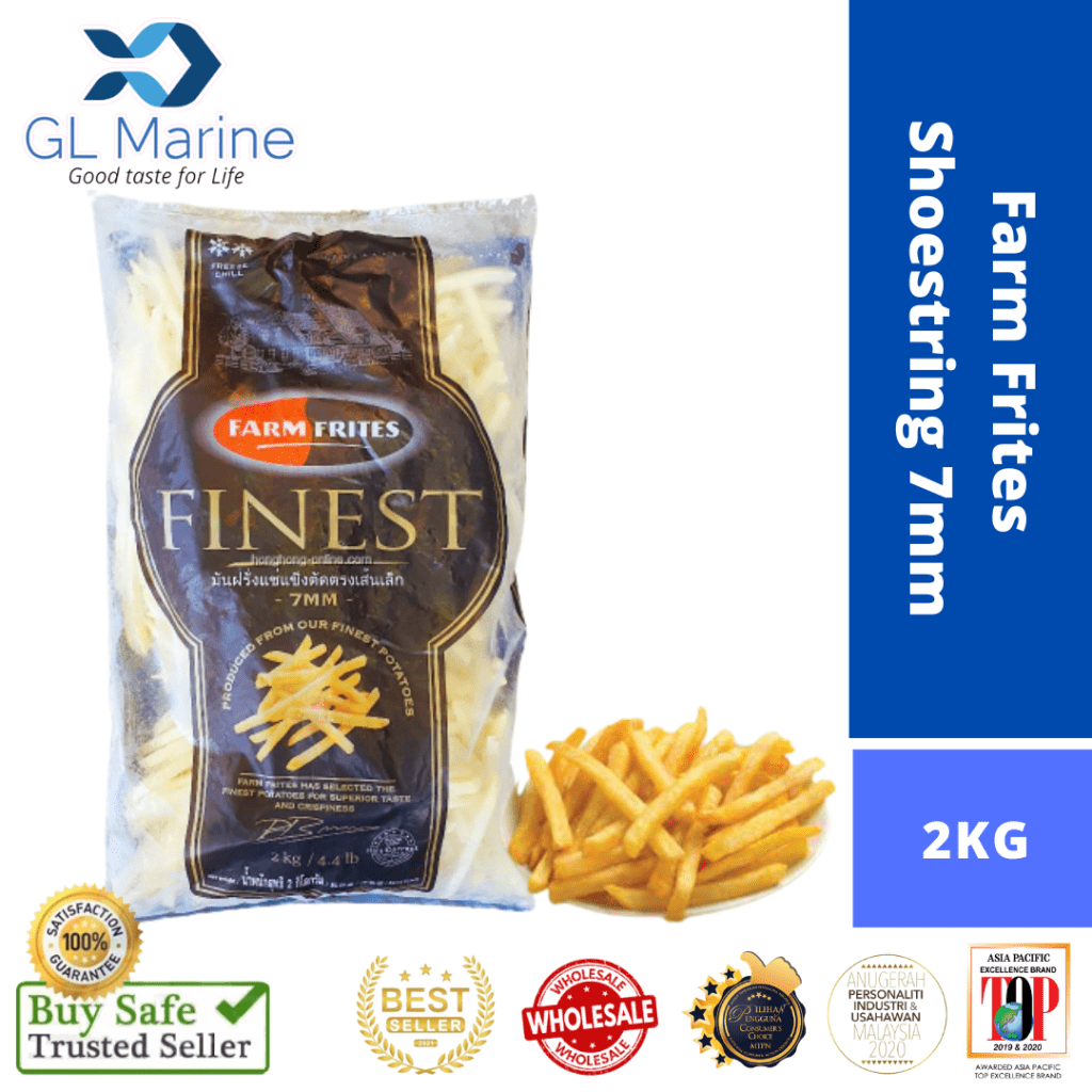 Farm Frites Shoestring 7mm [2kg/pkt] [12kg/carton] - GL MARINE FROZEN ...